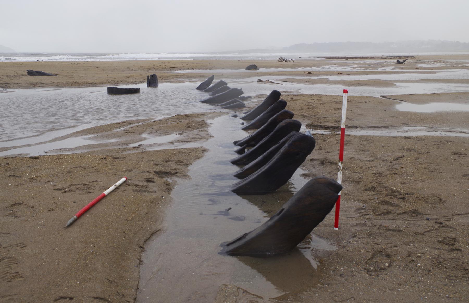 Shipwrecks uncovered by winter storms | Wessex Archaeology