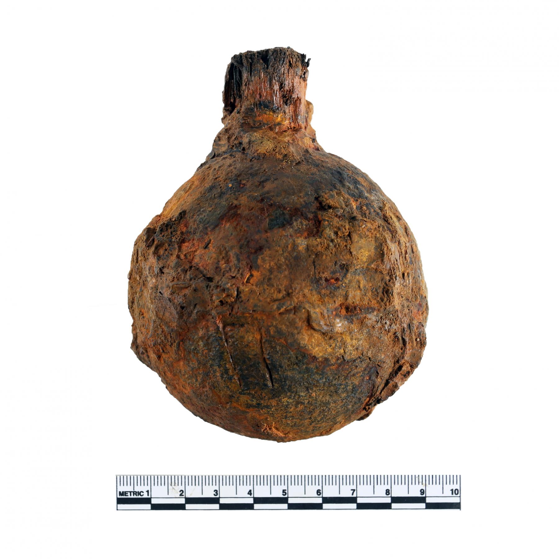A Napoleonic Hand Grenade | Wessex Archaeology